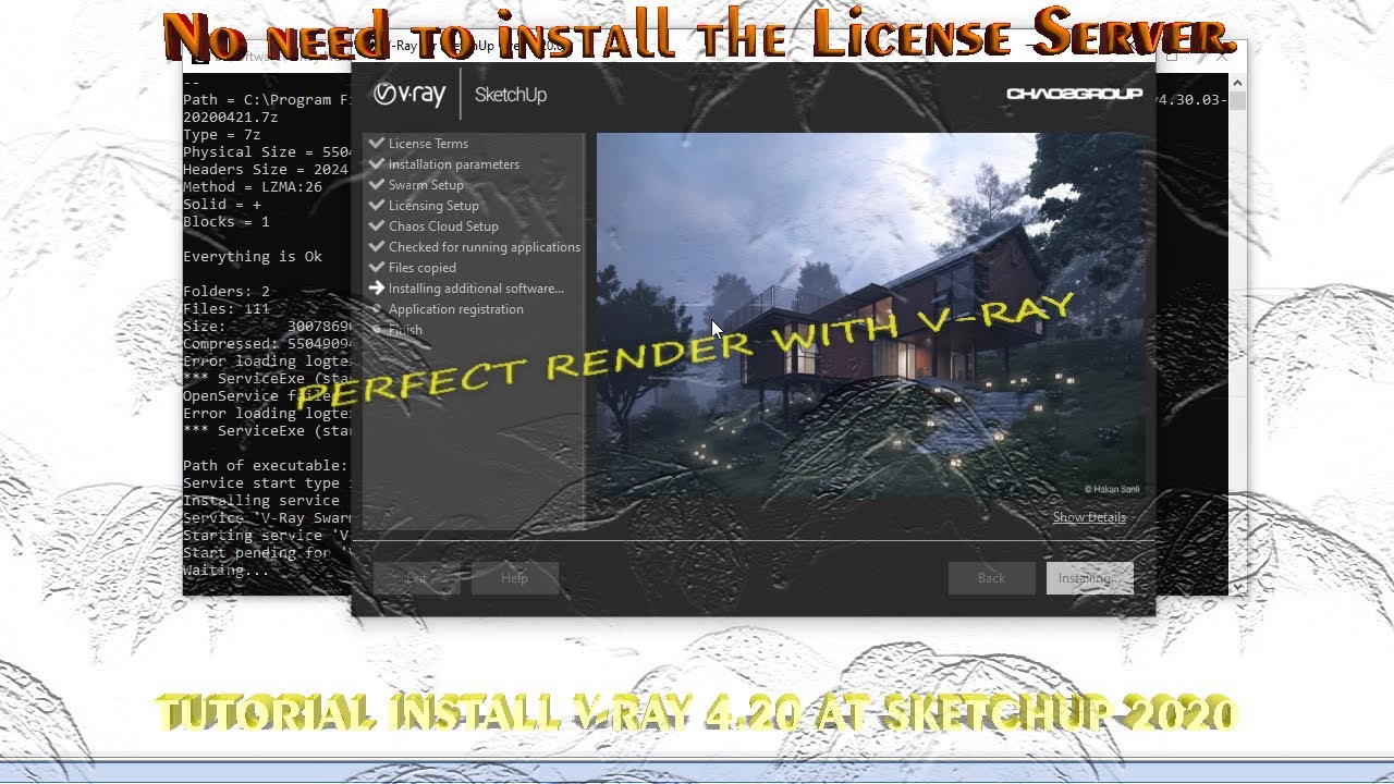 Cara Install V-Ray 4 di SketchUp 2020 | Tutorial Install V-Ray 4 At ...