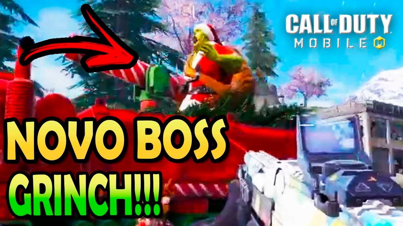 "GRINCH" NOVO BOSS NA CARAVANA ZUMBI NO CALL OF DUTY MOBILE BATTLE ...
