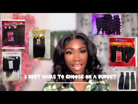 3 Best hairs to choose on a budget. Packet hair edition - YouTube