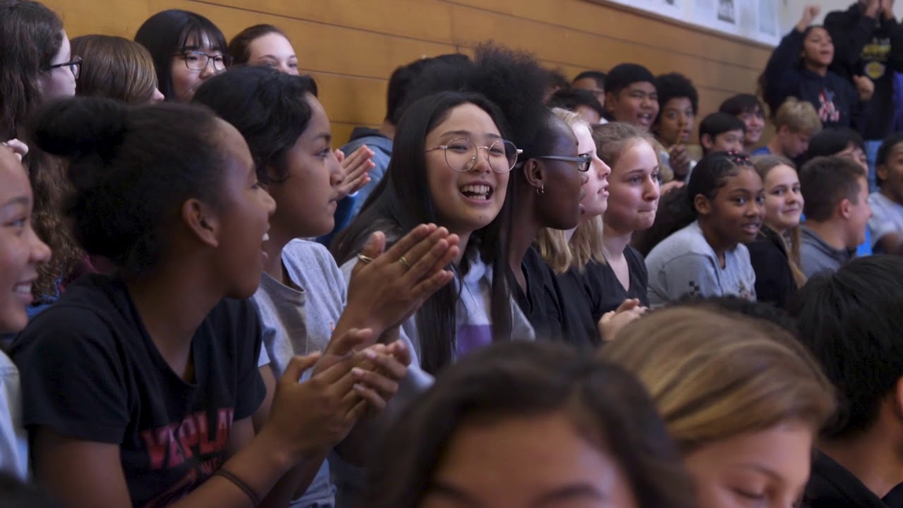 Camp Lester Middle School Japanese Culture Assembly - YouTube