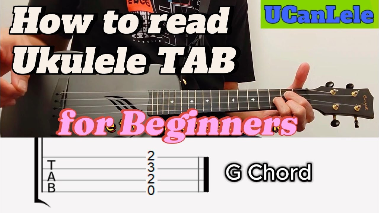 How to read Ukulele TAB for beginners @UCanLele2023 - YouTube