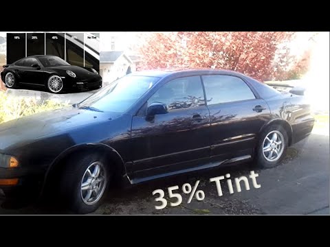 How Dark Is 35% Tint On A Car? | Car Window Tinting - YouTube