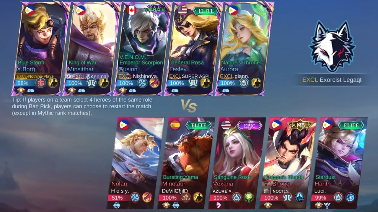 MLBB | EXCL Ranked 5-man - YouTube