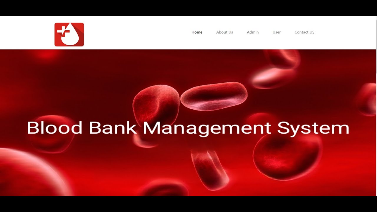 Blood Bank Management System - YouTube