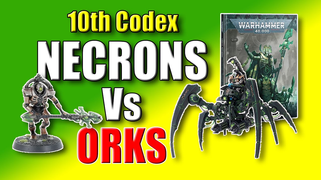 Necron Obeisance Phalanx 10th Edition Codex Battle Report - YouTube
