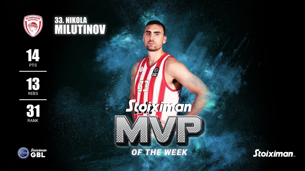 Stoiximan MVP of the Week: Round 9 - YouTube