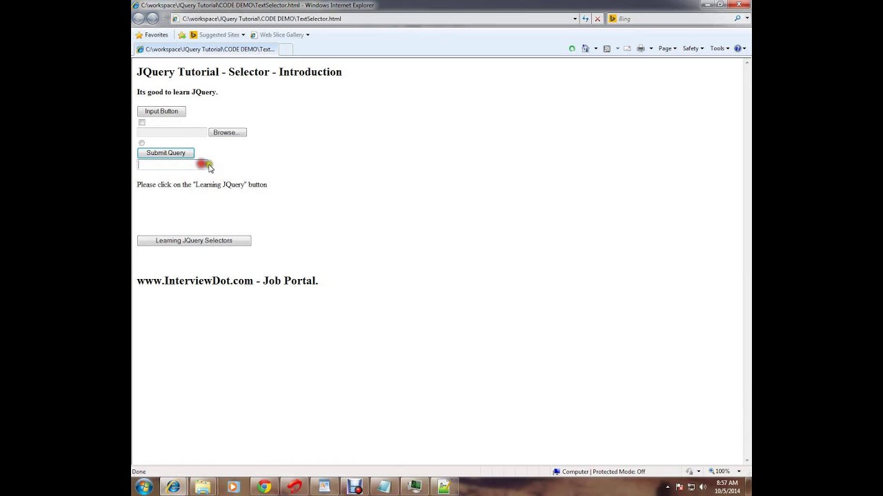 JQUERY INPUT TEXT SELECTORS YouTube JQUERY INPUT TEXT SELECTORS YouTube