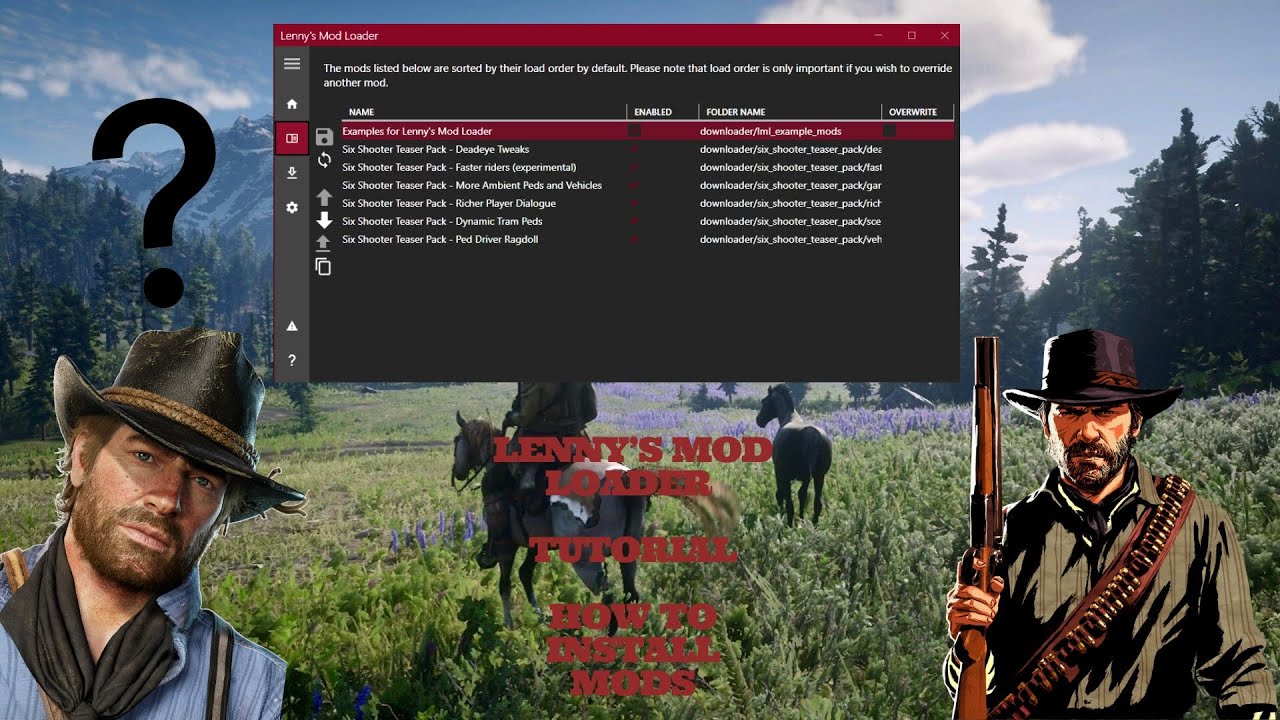 How to install Lenny's Mod Loader for RDR2 (2024) - Red Dead Redemption 2 - YouTube