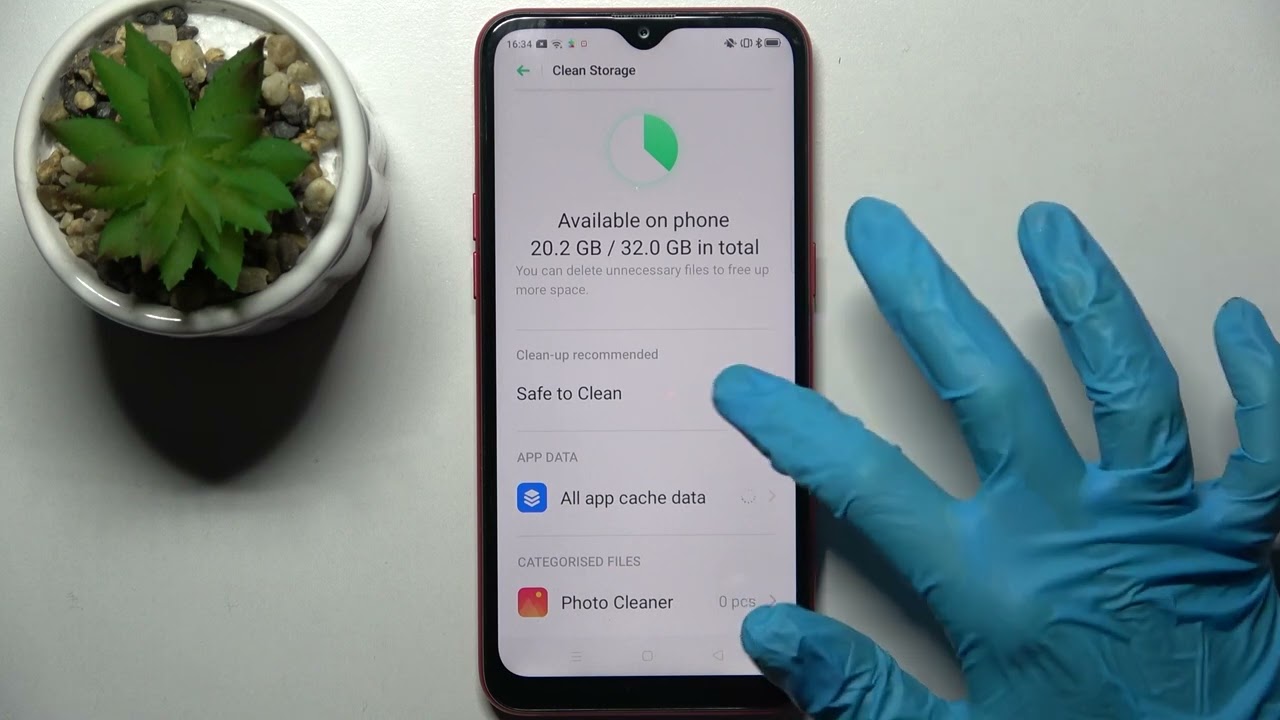 How to Delete Junk Files from Oppo A1K - Clean Storage - YouTube