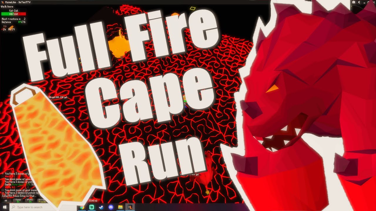 Getting a Fire Cape - OSRS - YouTube