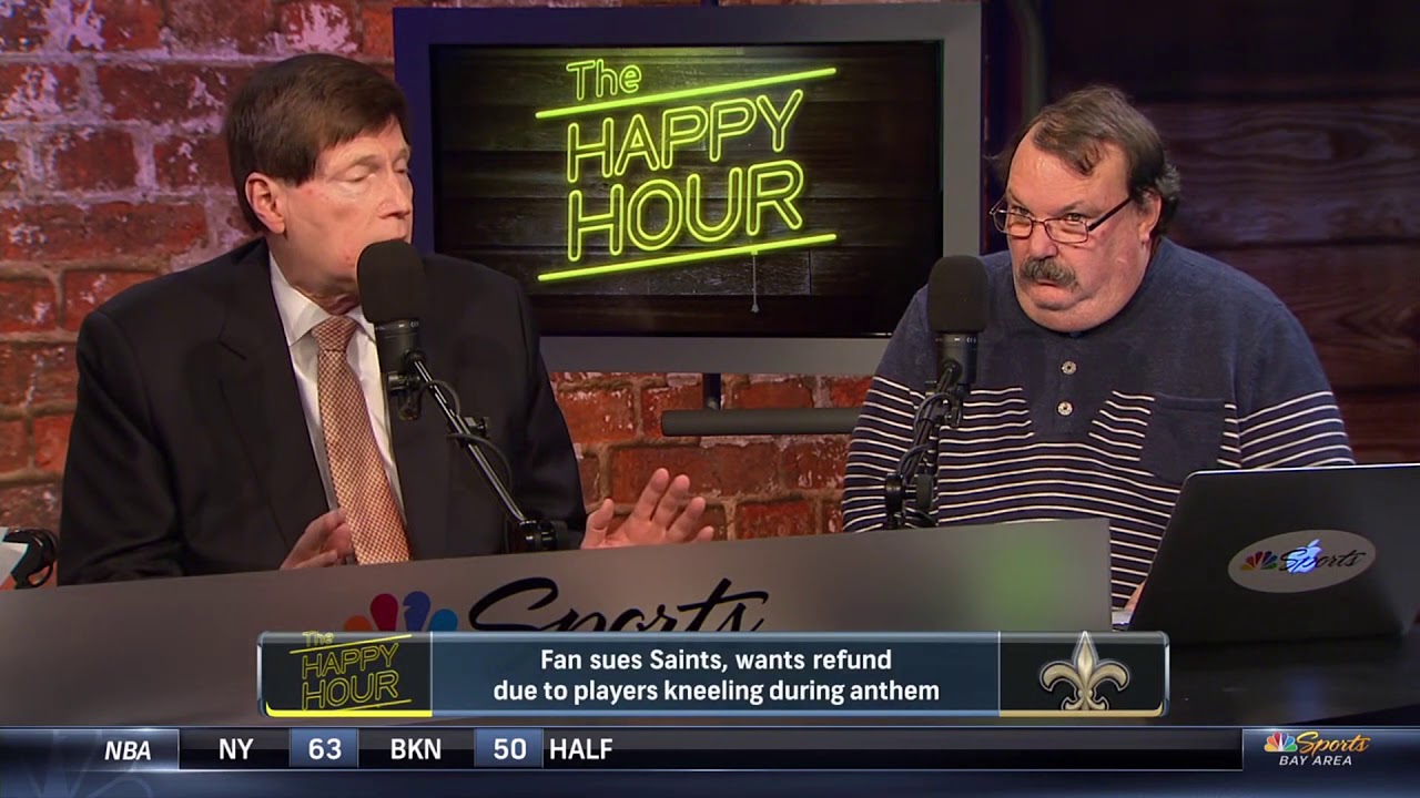 Steve Moskowitz on the Lawsuit against Kneeling Players on NBCS Happy ...