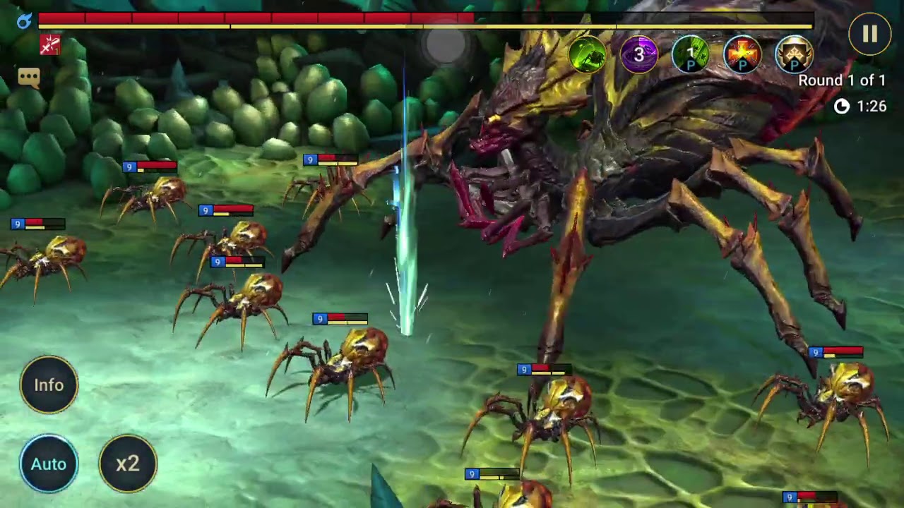 Raid: Shadow Legends Spider’s Den using Aethel and Elhaine - YouTube