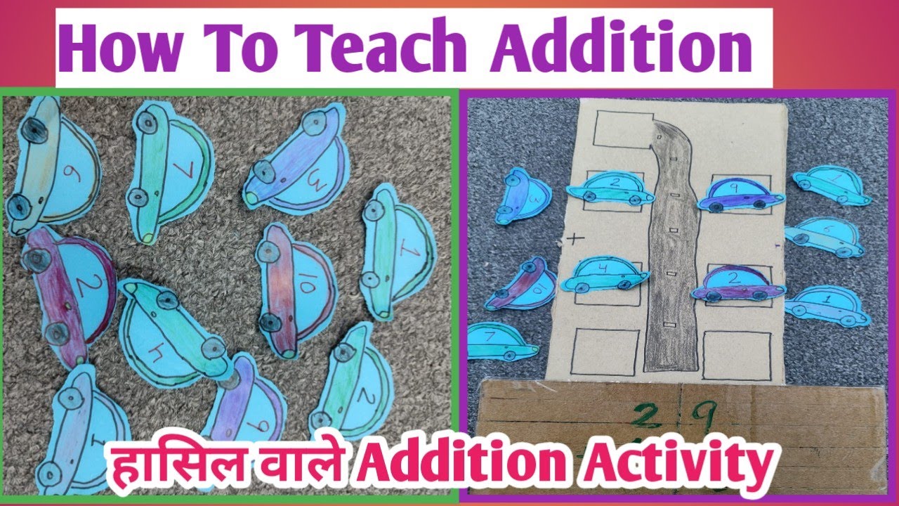 How To Teach Addition | Carry Over Addition Activity | हासिल वाले ...