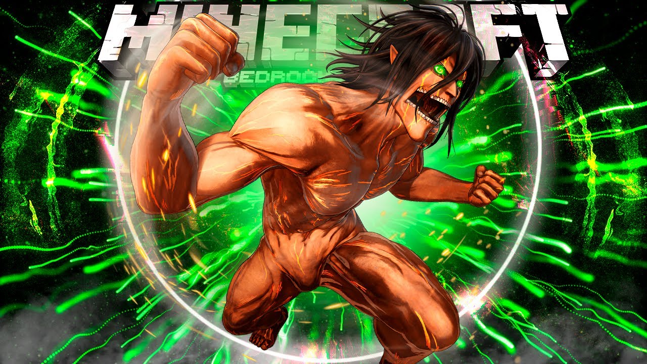 LANÇOU!! NOVA ADDON ATACK ON TITAN PARA MINECRAFT - 1.21 COM DNT E ...