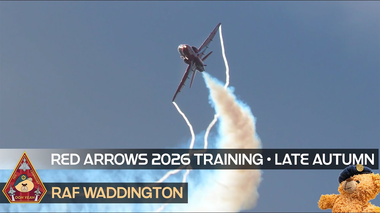EXCLUSIVE RED ARROWS 2026 LATE AUTUMN TRAINING SESSIONS REDS ENID WITH ...