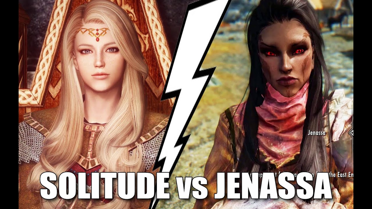 Skyrim Amorous Adventures: Solitude vs Jenassa - YouTube