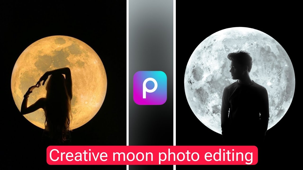 Moon Black shadow photo editing || black shadow photo editing ...