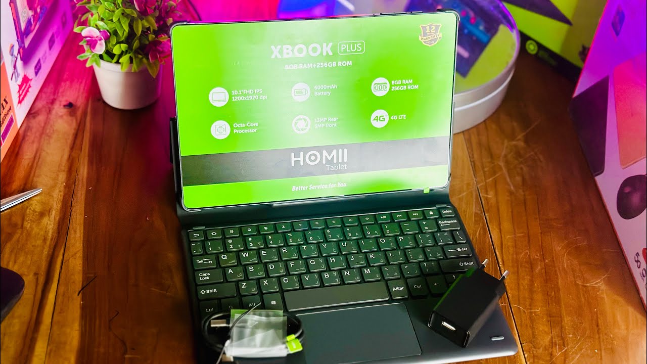 TABLETTE PROFESSIONNELLE HOMII XBOOK PLUS - YouTube