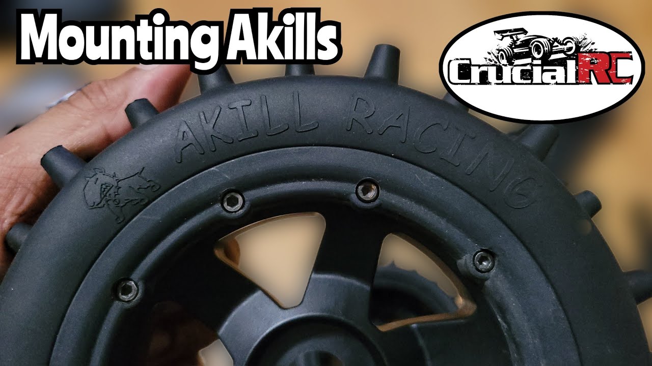 Akill Racing "How-To" Tire Mounting for 5th Scale RC on Beadlock Wheels - YouTube