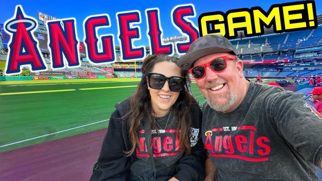 ANGELS BASEBALL GAME! Anaheim, California 2024 Home Game.. Stadium Tour ...