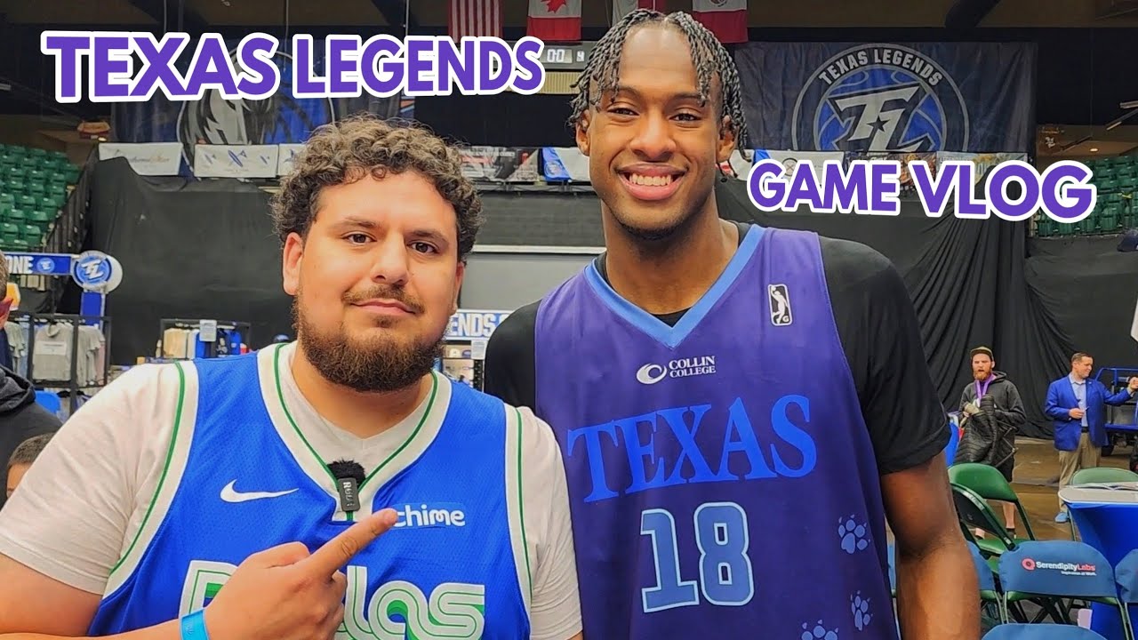 TEXAS LEGENDS GAME VLOG - Meeting OMAX - YouTube