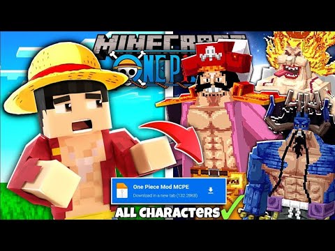 How to Download Epic Luffy Gear 5 Mod in Minecraft PE 1.21 - YouTube