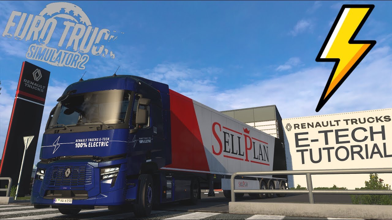 🚚Euro Truck Simulator 2 Tutorial ⚡𝐑𝐞𝐧𝐚𝐮𝐥𝐭 𝐄-𝐓𝐄𝐂𝐇 Elektromos Kamion ...