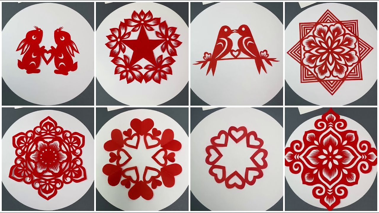 Creative Paper Cuttings Crafts for Kids - YouTube