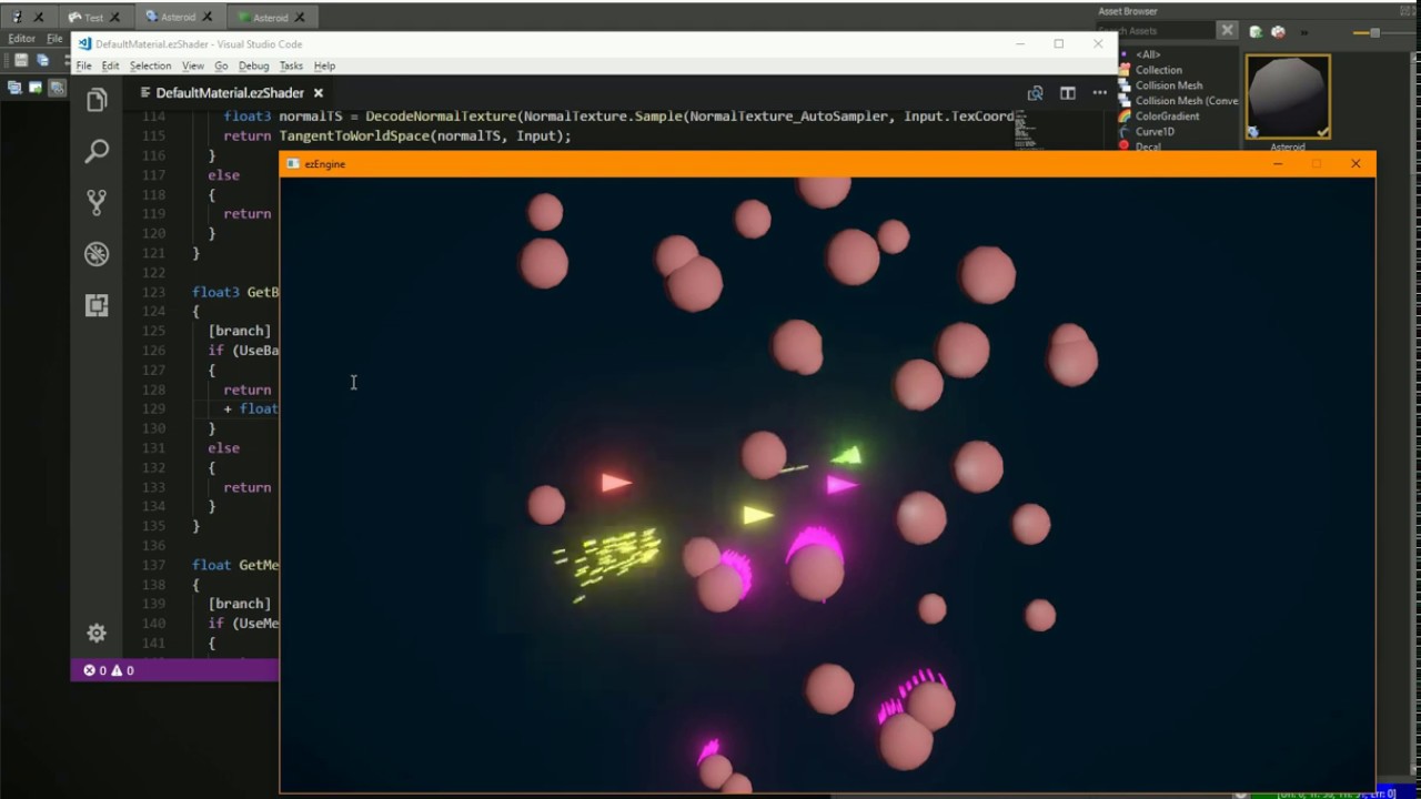 ezEngine: Live Asset Reloading - YouTube
