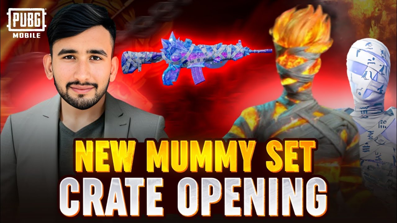 NEW MUMY SET CRATE OPENING || PUBG MOBILE || LUCKIEST CRATE OPENING ...