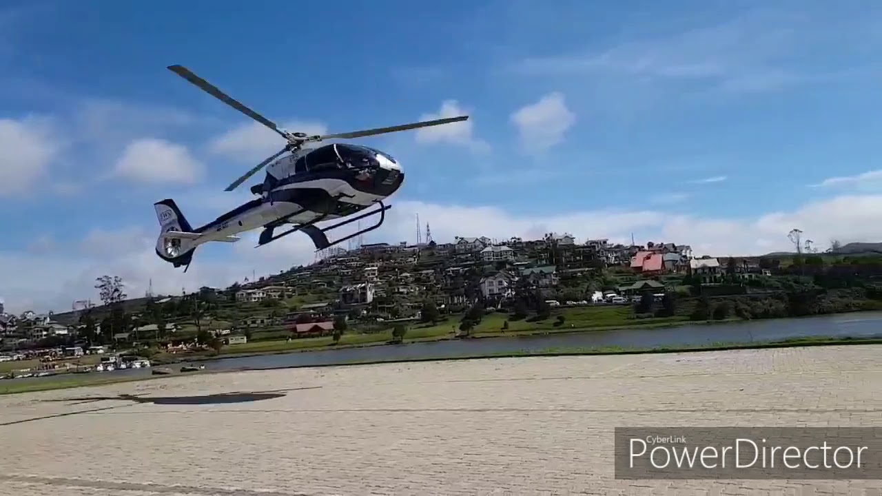 helicopter approach H130 - YouTube