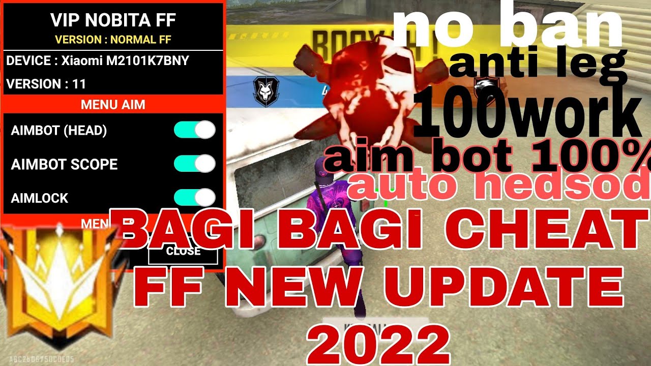 Cheat ff tutor lengkap no leg bg no obb link deskripsi no pw new update ...