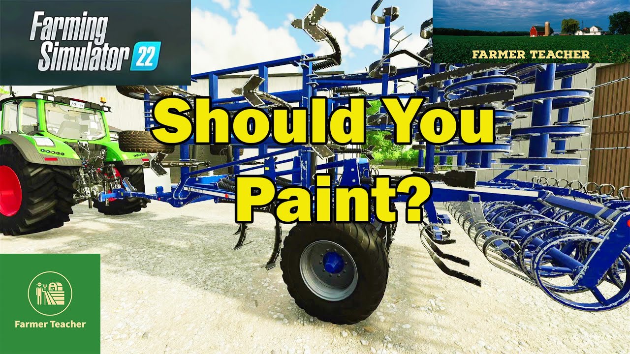 FS 22 Repaint for FS 22 Equipment on Farming Simulator 22. - YouTube