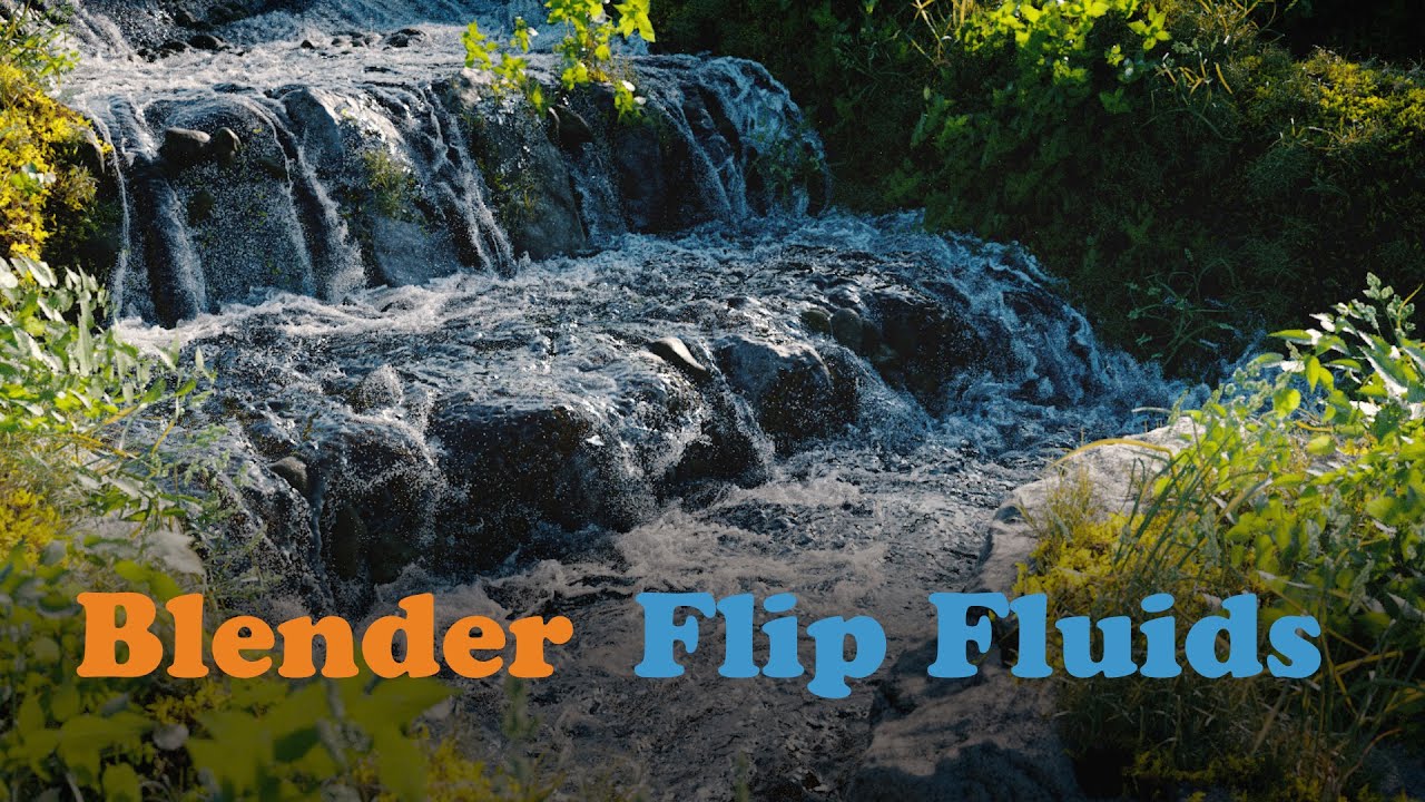 Small Waterfall - Blender Flip Fluids - YouTube