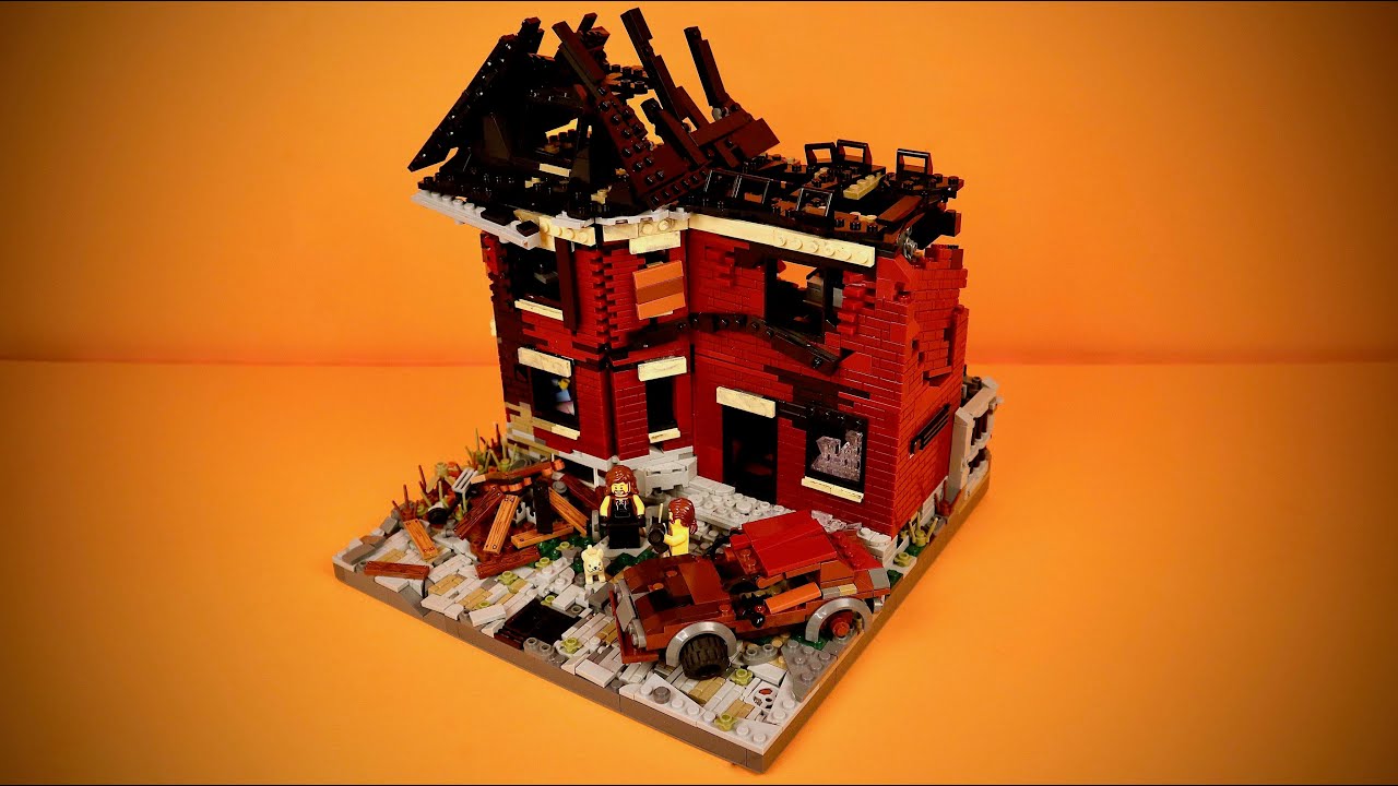 LEGO MOC Burned Ruin - YouTube