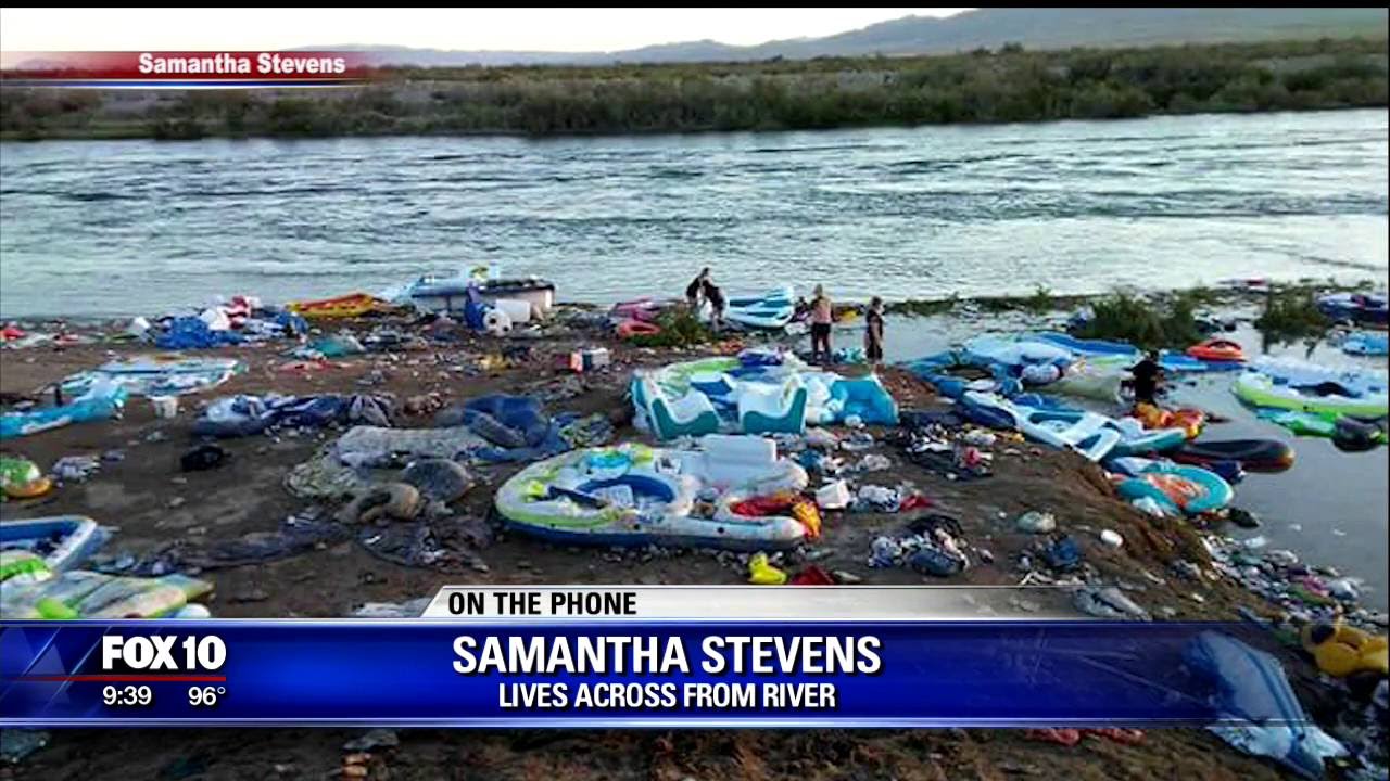 Big clean up following annual Bullhead City regatta - YouTube