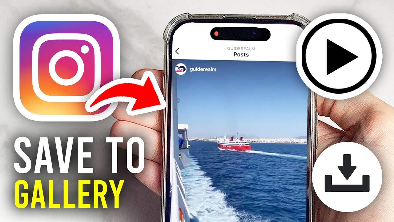 How To Save Videos From Instagram To Gallery - Full Guide - YouTube