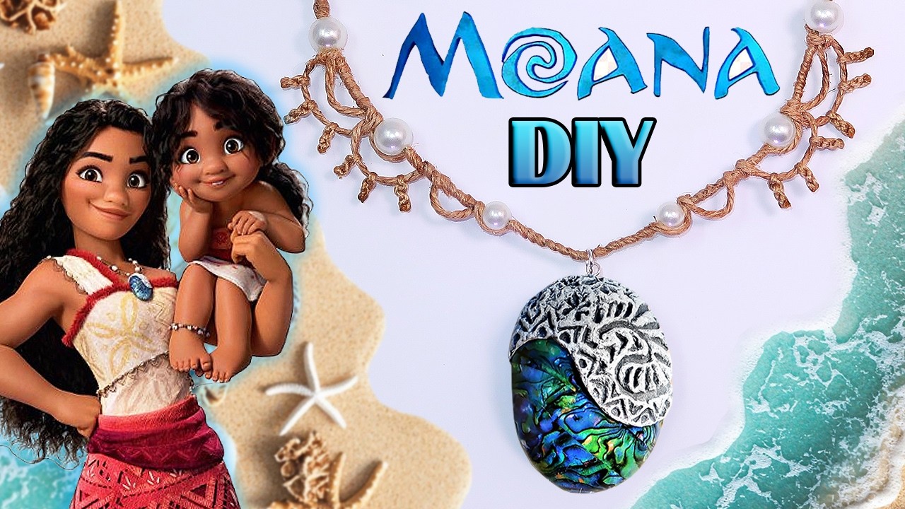 🌴🌊Tutorial: 2 WAYS to make Moana's Necklace DIY 🏝️ - YouTube