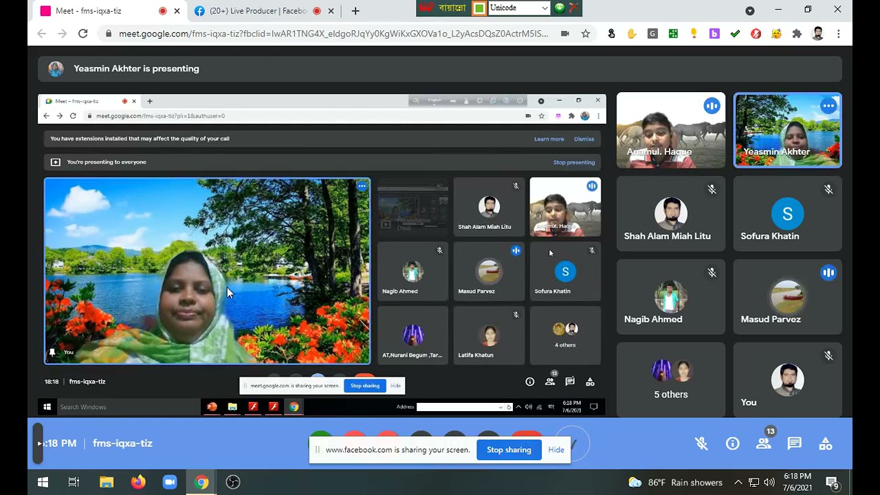 Google meet class no 55 - YouTube