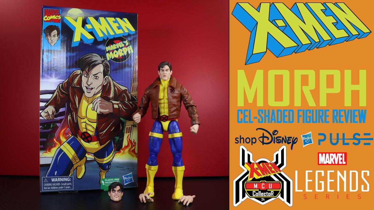 Marvel Legends MORPH X-Men 90s Animated Series VHS Box Cel-Shaded Exclusive Figure Review - YouTube
