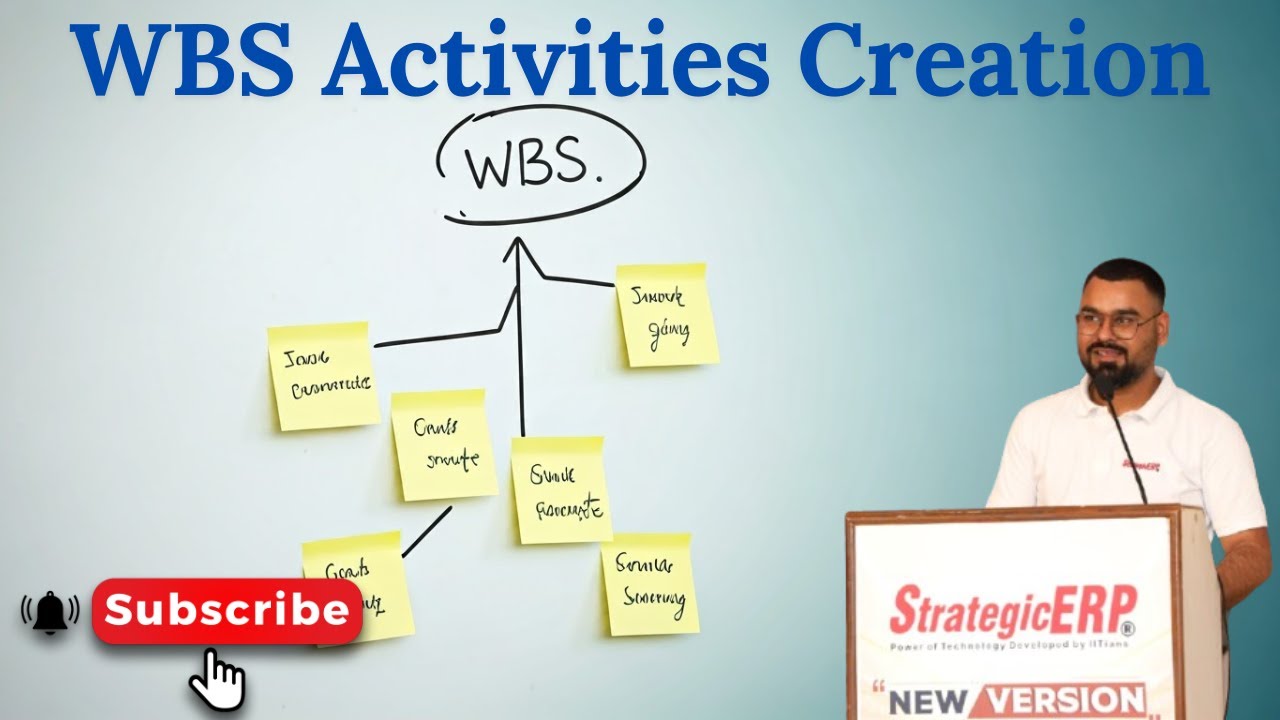 How to create WBS Activities in SERP| Project WBS and WBS Activities ...