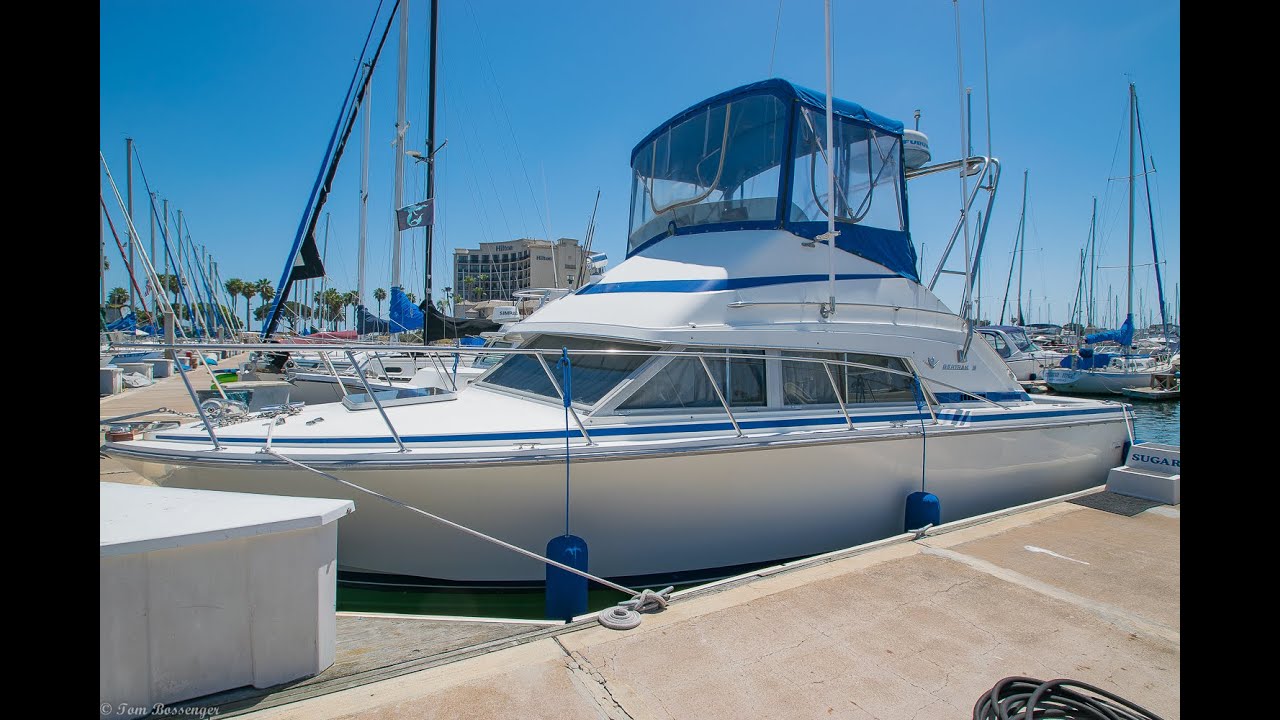 1984 Bertram 30 Video Tour | California Yacht Sales - YouTube