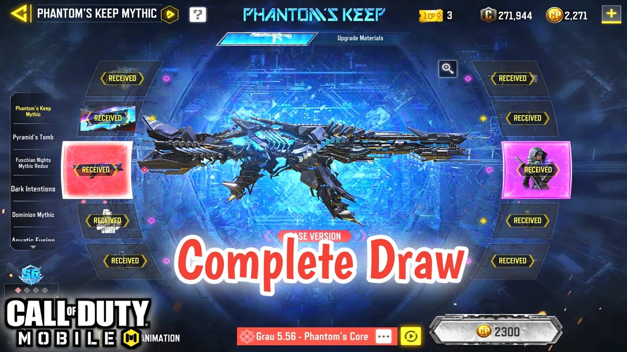 *Mythic* Grau 5.56 - Phantom's Core Full Redux Draw & Upgrading | 4K ...