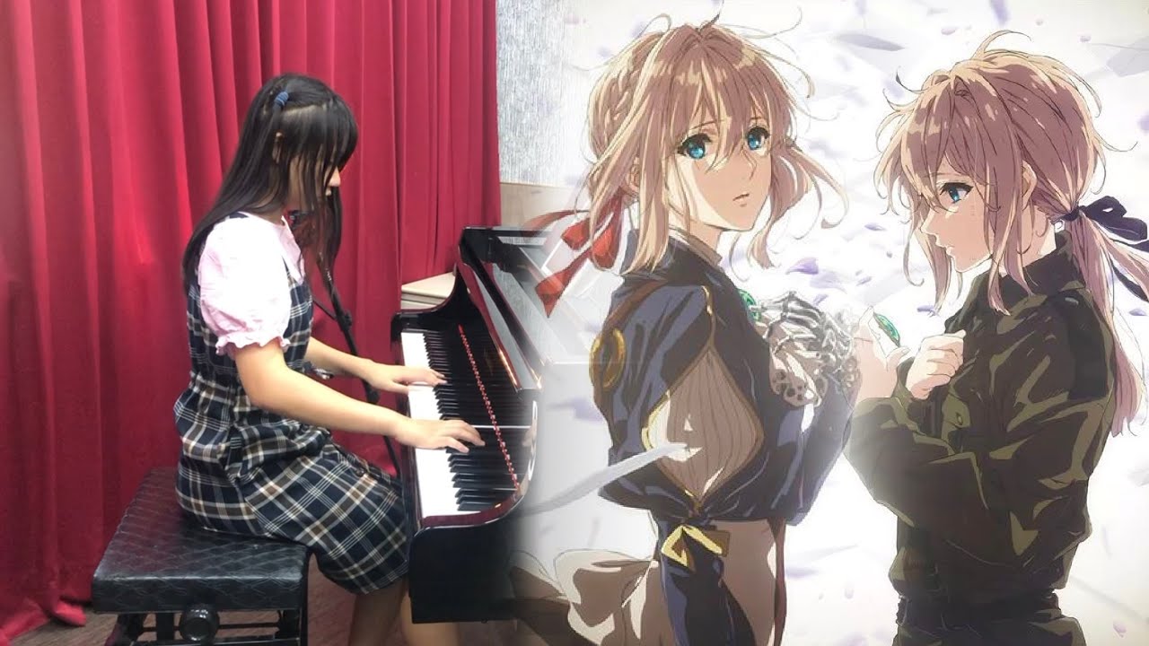 Violet Evergarden ED「Michishirube /茅原実里」Piano Cover | Pukii’s piano ...