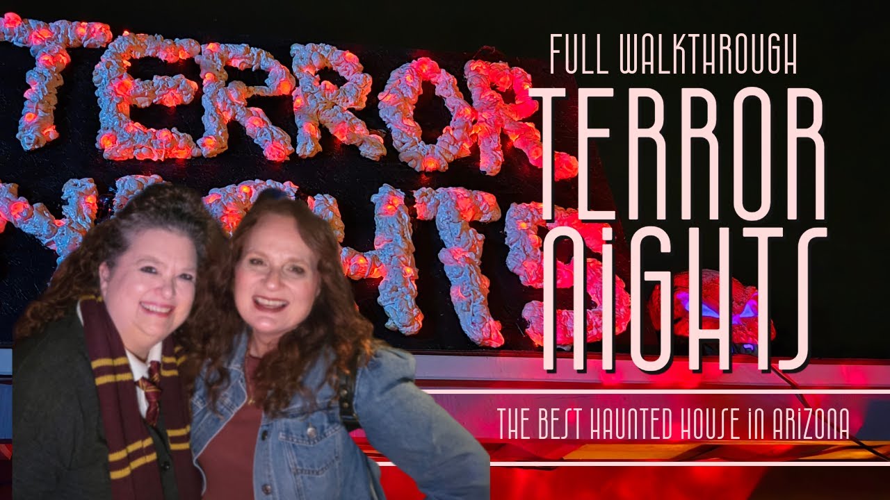 The BEST Halloween Haunted House in Arizona - Terror Nights 2024 - YouTube