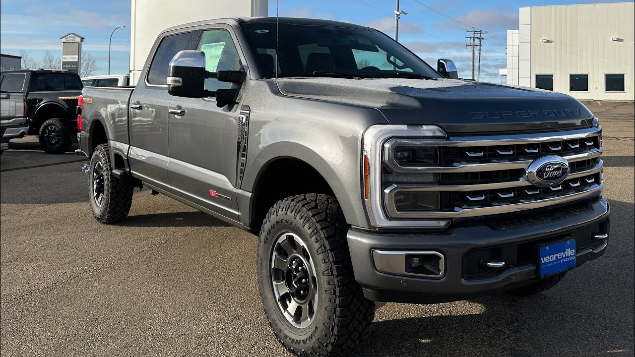 2024 F350 Carbonized Grey Platinum - Tremor package - YouTube