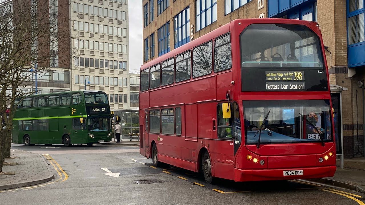 FULL ROUTE VISUAL | Sullivan Buses Route 398 Borehamwood Tesco To ...