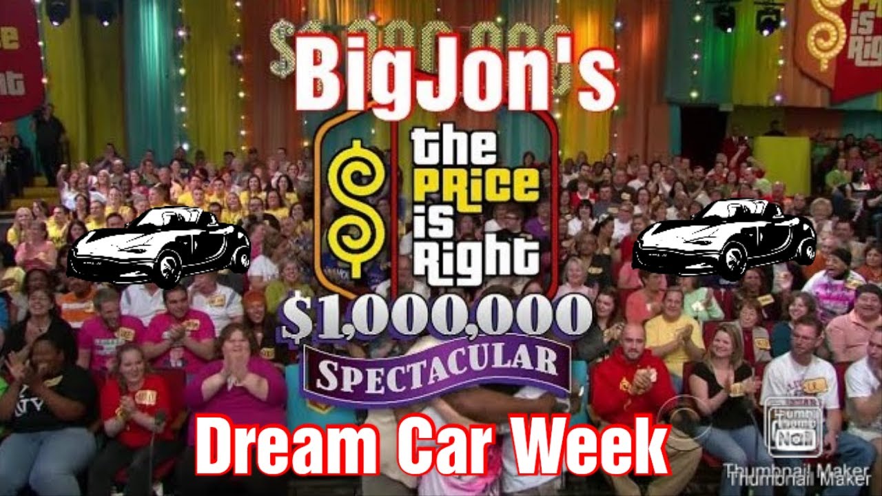 BigJon's The Price Is Right Dream Car Week (Day #5: Million Dollar ...