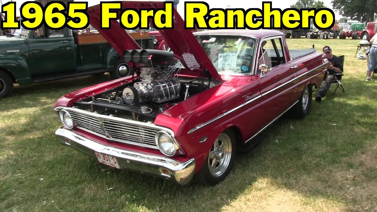 1965 Ford Ranchero Truck At Ohio Vintage Truck Show 2024 - YouTube