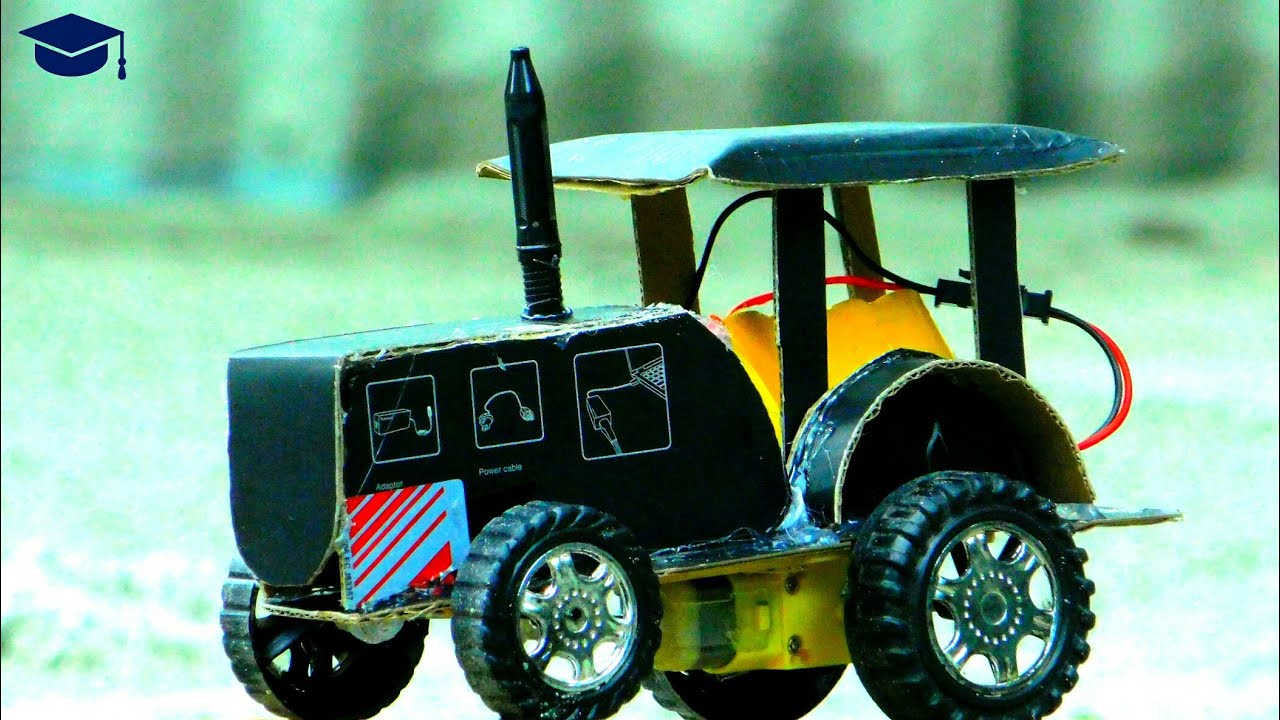How to make a tractor at home - DIY Tractor - YouTube